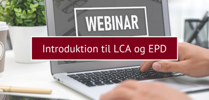 VELTEK webinar om LCA'er og EPD'er - VELTEK
